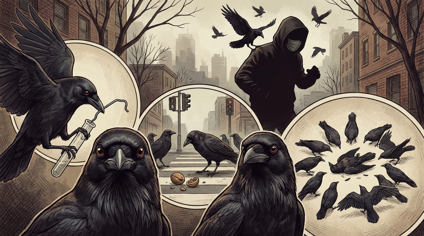 【やさしい英文de多読！】＜46＞ Crows Never Forget Your Face: The Surprising ...